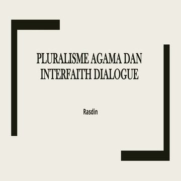 Pluralisme Agama dan Interfaith Dialogue.pptx