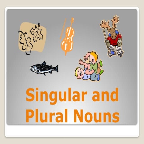 Singular and Plural Nouns PowerPoint presentation | PPSX