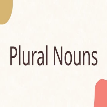ESL primary teaching Plural Nouns elementary.pptx
