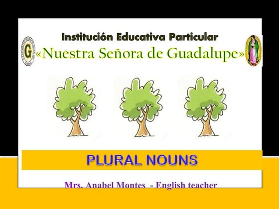 Singular and plural nouns ppt | PPT