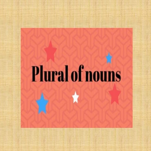 Plural of names | PPT