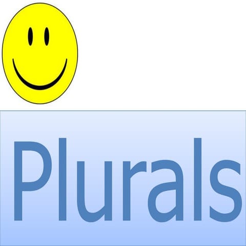 Plurals | PPTX