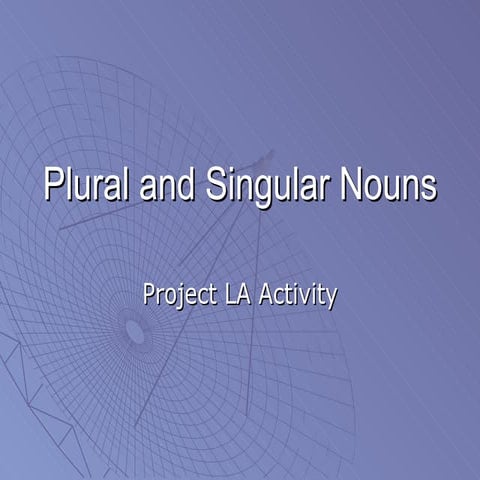Plural Of Nouns | PPT