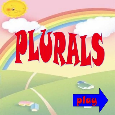 PLURALS This is an interactive multiple Choice Game for young ESL/EFL ...