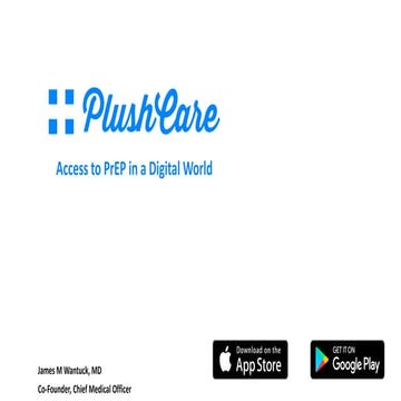 Plush Care Access to PrEP in a digital world | PDF