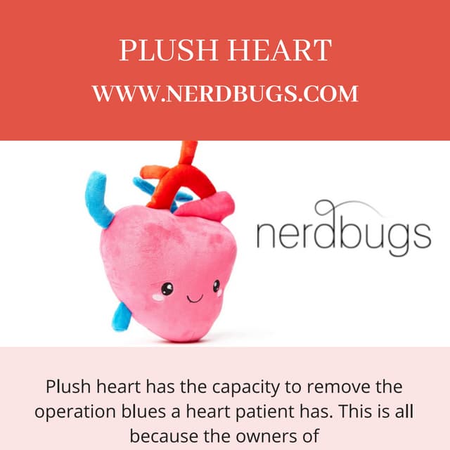 Plush Heart - nerdbugs.com