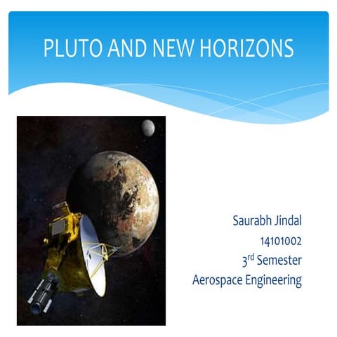 Pluto and new horizon | PPT | Free Download
