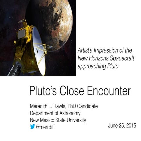 Pluto's Close Encounter (June 2015) | PPT