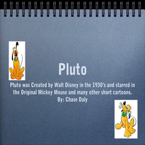Pluto the character for powers | PPT | Pets