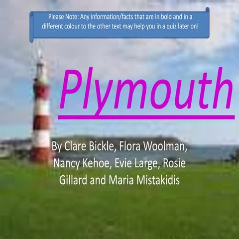 Plymouth 1 | PPT