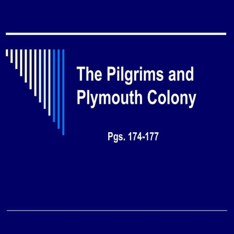 Plymouth Colony.ppt--------------------- | PPT