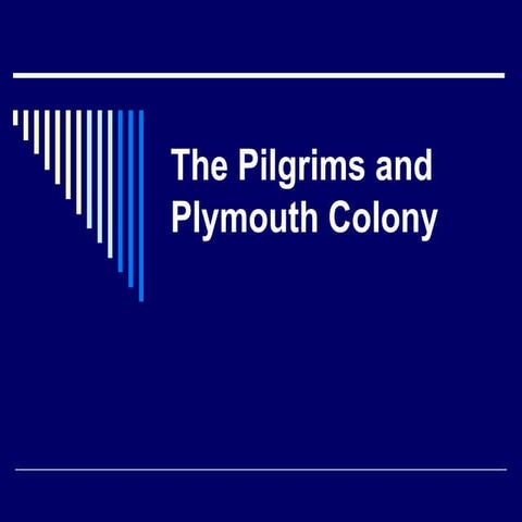 Plymouth Colony details as they settled.ppt