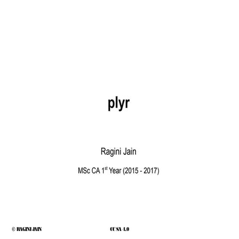 Plyr | PPT