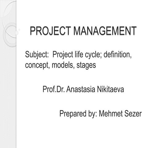 Project Management | PPT