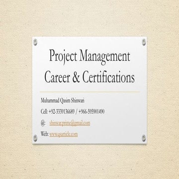 How to be a Certified Construction Project Manager, Malaysia | PDF