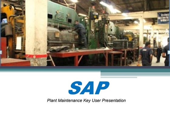 Sap plant maintenance | PPTX