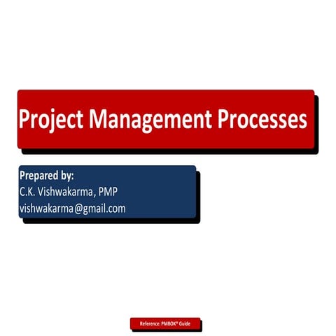 Project Management Processes | PPS