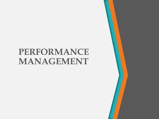 Performance management ppt | PPT
