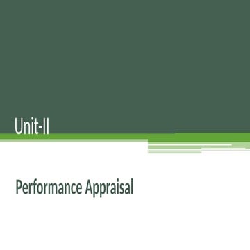 HRM Performance Appraisal Topic introduction | PPTX