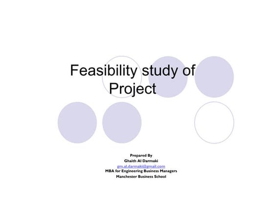 Feasibility study | PPT
