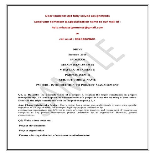 Pm0010 summer-2016 | DOCX