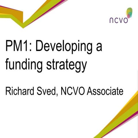 Developing a funding strategy | PPTX