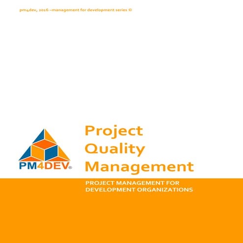 Pm4 dev project_quality_management | PDF