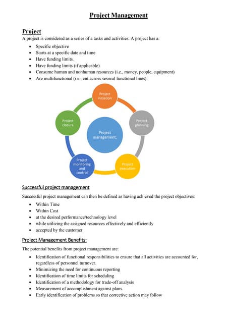 How To Manage Projects Effectively | PPT
