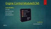 ECU ... Engine Control Unit .. Inputs & Outputs _ Explained | PPT
