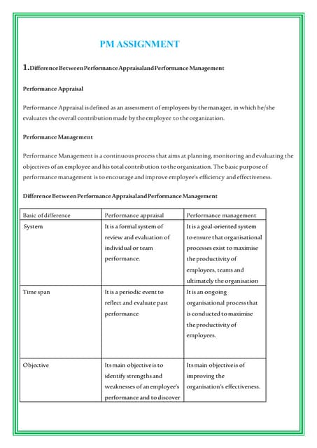 Infosys - Performance management system | PPTX