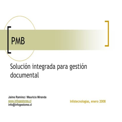 Instalación básica de php mybibli (pmb) | PPTX