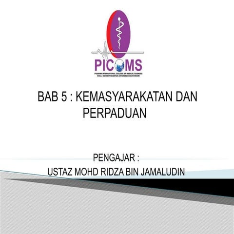 PM BAB 5.pptx - Kemasyarakatan dan Perpaduan | PPTX