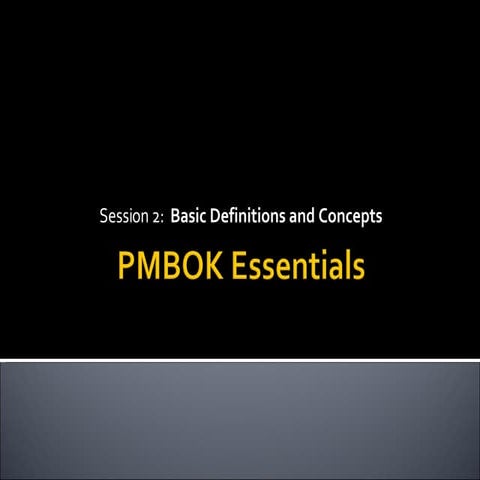PMBOK 2 | PPT
