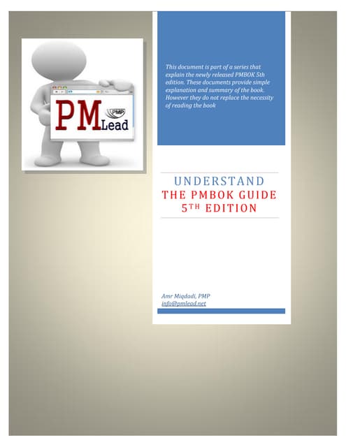 PMBOK GUIDE 7th Summary | PDF