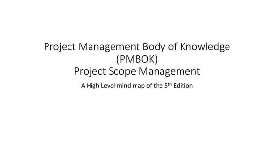 PMBOK 5th edition Project Quality Management | PPTX | Business ...