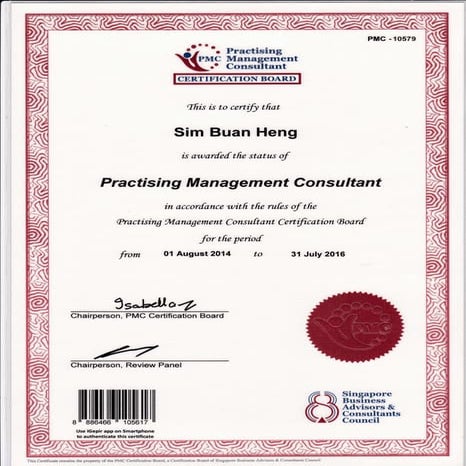 Practising Management Consultant (PMC) | PDF