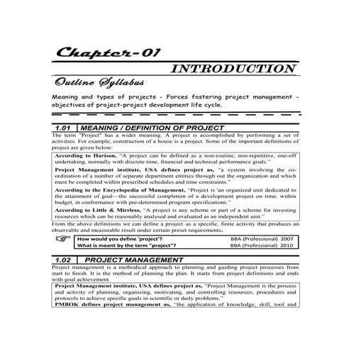 Pm chapter 1... | DOC