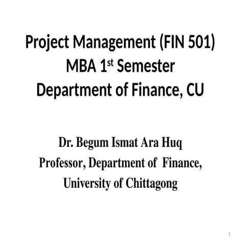 Project Management Chapter -3 (Ismat).pptx