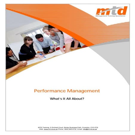 Performance Management Presentation Pptx