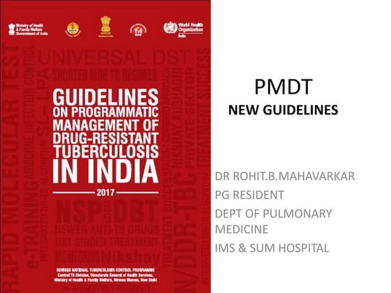 Revised definitions of tb cases and management as per ntep | PPTX