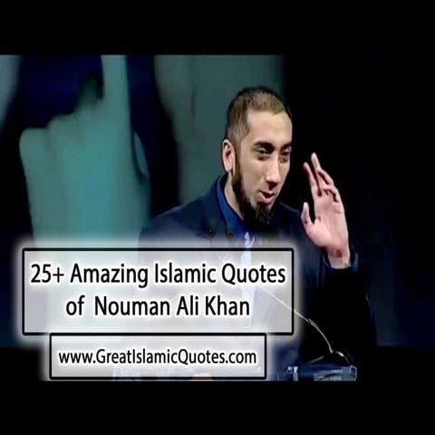 Nouman ali khan slideshow | PPTX