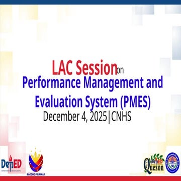 DEPED MEMORANDUM 089, 2025 PMES guidelines pptx | PPTX