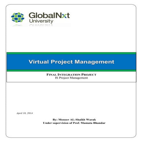 Virtual Project Management | PDF | Web Conferencing | Computer Software ...