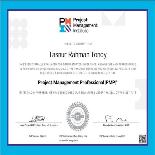 Project Management Professional (PMP)® from PMI | PDF