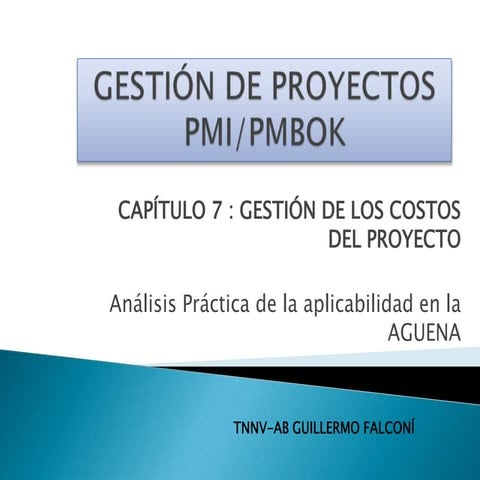GESTIÓN DE PROYECTOS PMI / PMBOK | PPTX