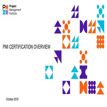 Pmi certification overview | PPT