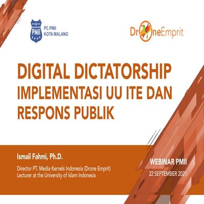 Digital Dictatorship dan UU ITE | PDF