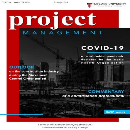 Project Management (individual Assignment) - MCO | PDF