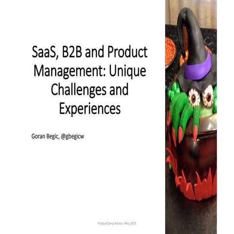 SaaS, B2B and Product Management: Unique Challenges and Experiences | PDF