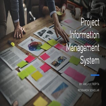 Project Management Information System for Construction Projects | PDF